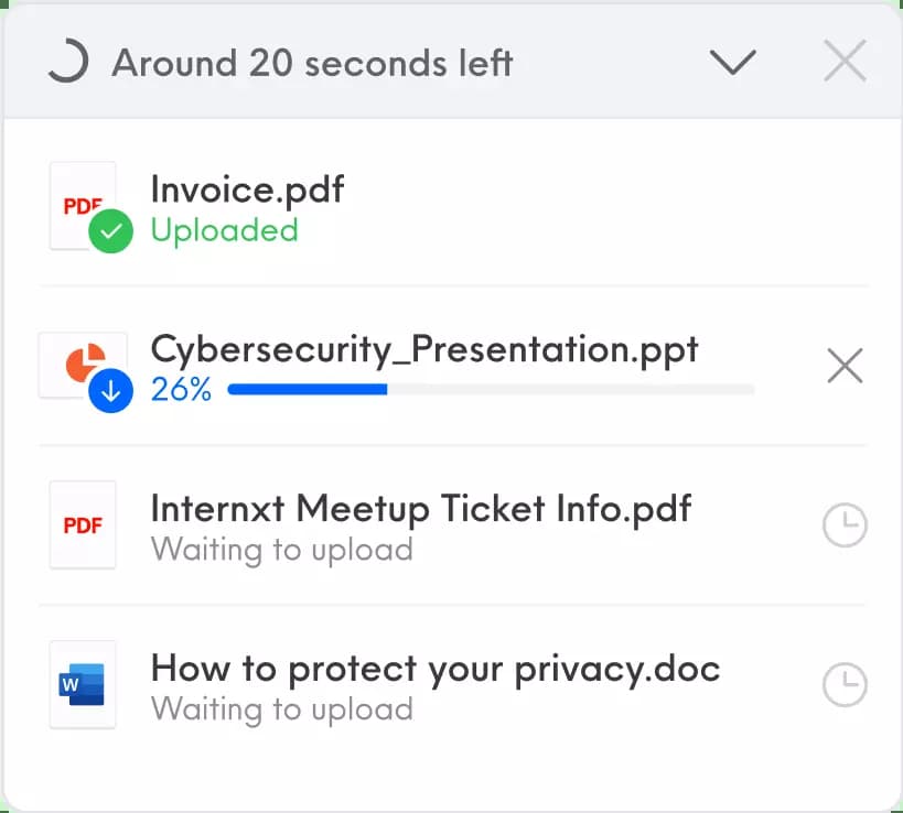 Internxt – Almacenamiento en la nube seguro