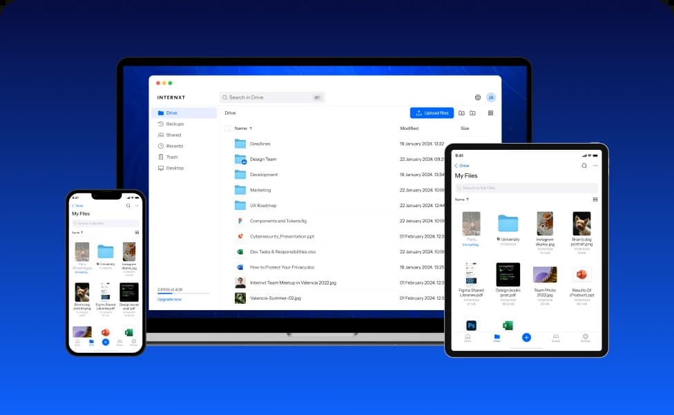 Media Area | Internxt